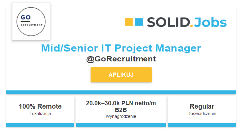 SOLID.Jobs – Platforma rekrutacyjna dla specjalistów
